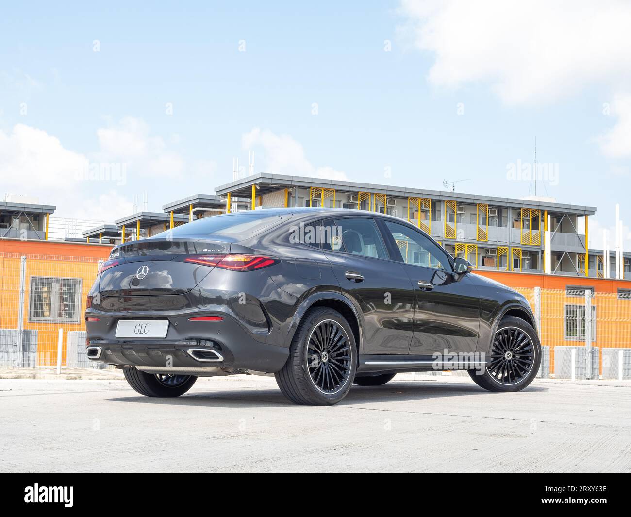 Hong Kong, China Aug 16 , 2023 : Mercedes-Benz GLC SUV 2023 Test Drive ...