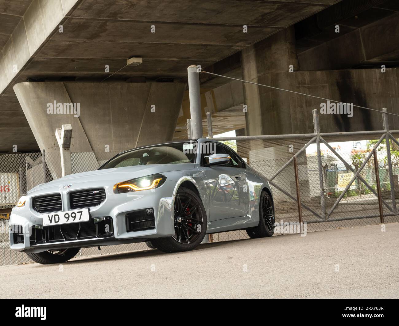 Hong Kong, China Sept 12, 2023 : BMW M2 2023 Test Drive Day Sept 12 ...