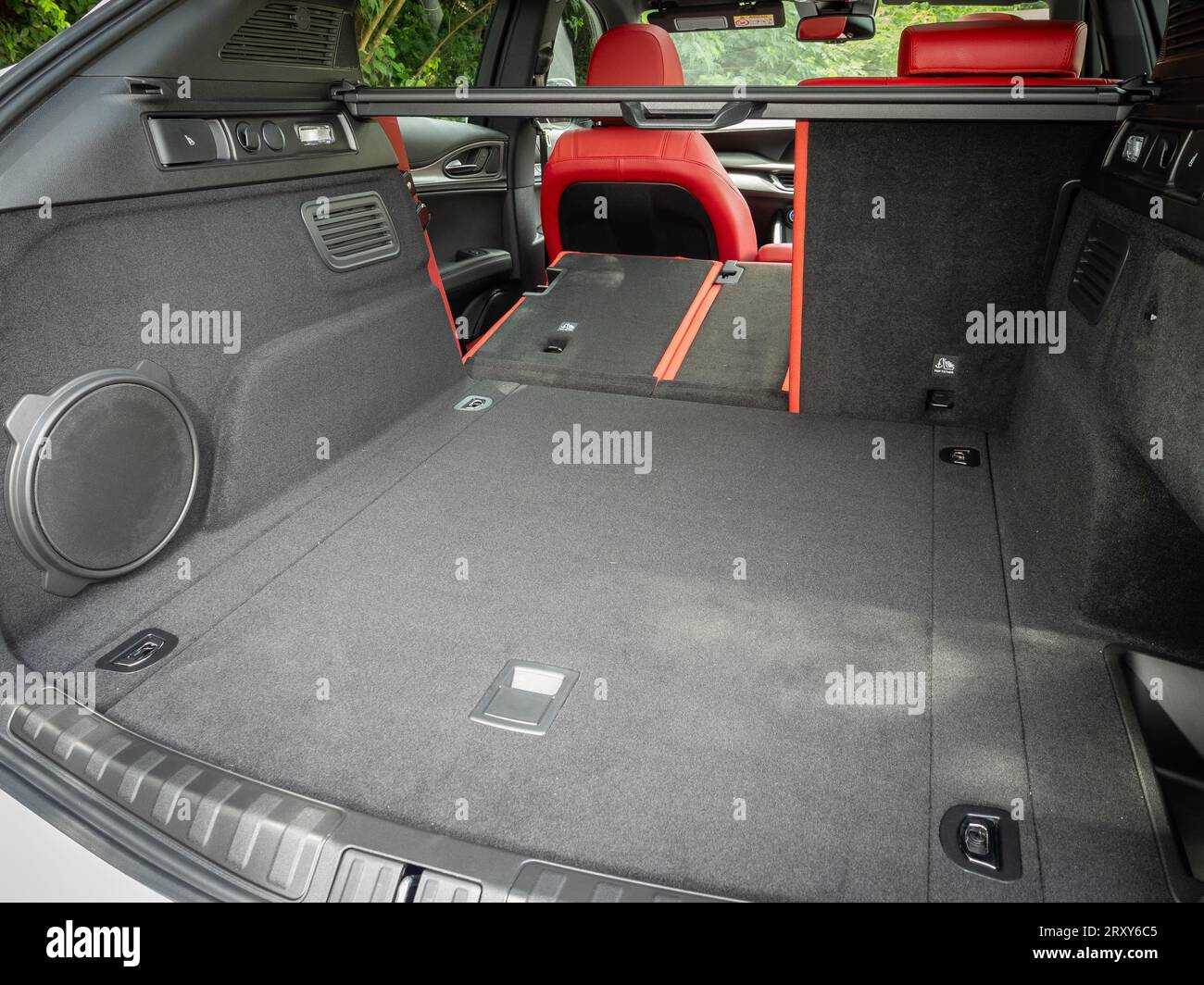 Hong Kong, China Aug 1, 2023 : Alfa Romeo Stelvio SUV 2023 Interior Aug ...