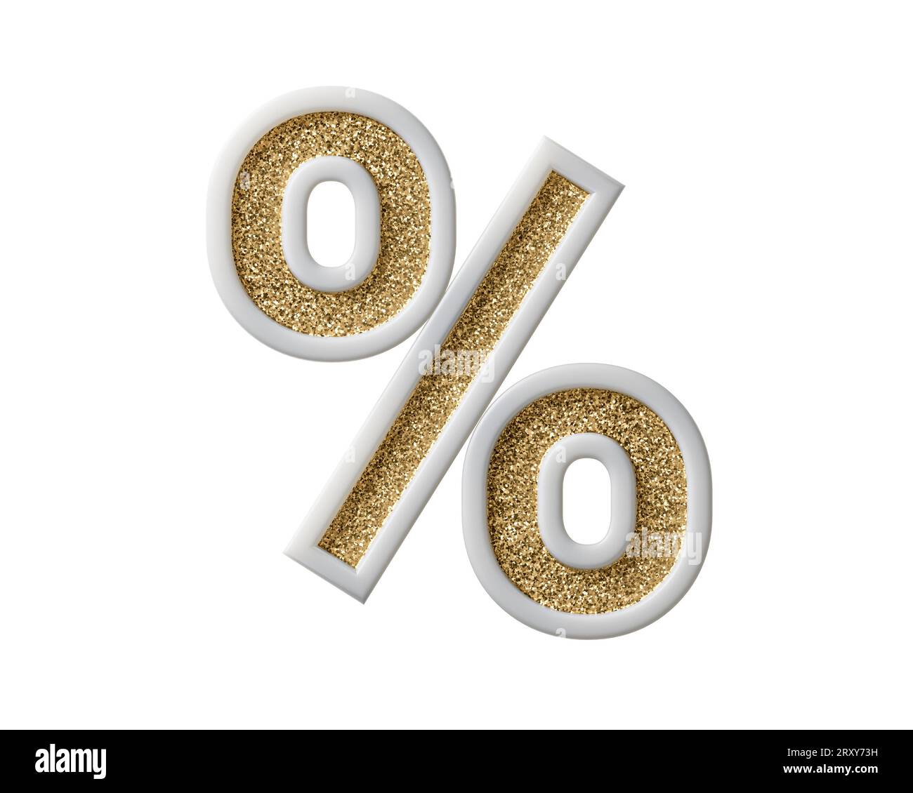 Candle wax symbol with shiny gold coating inside. 3d illustration of ...