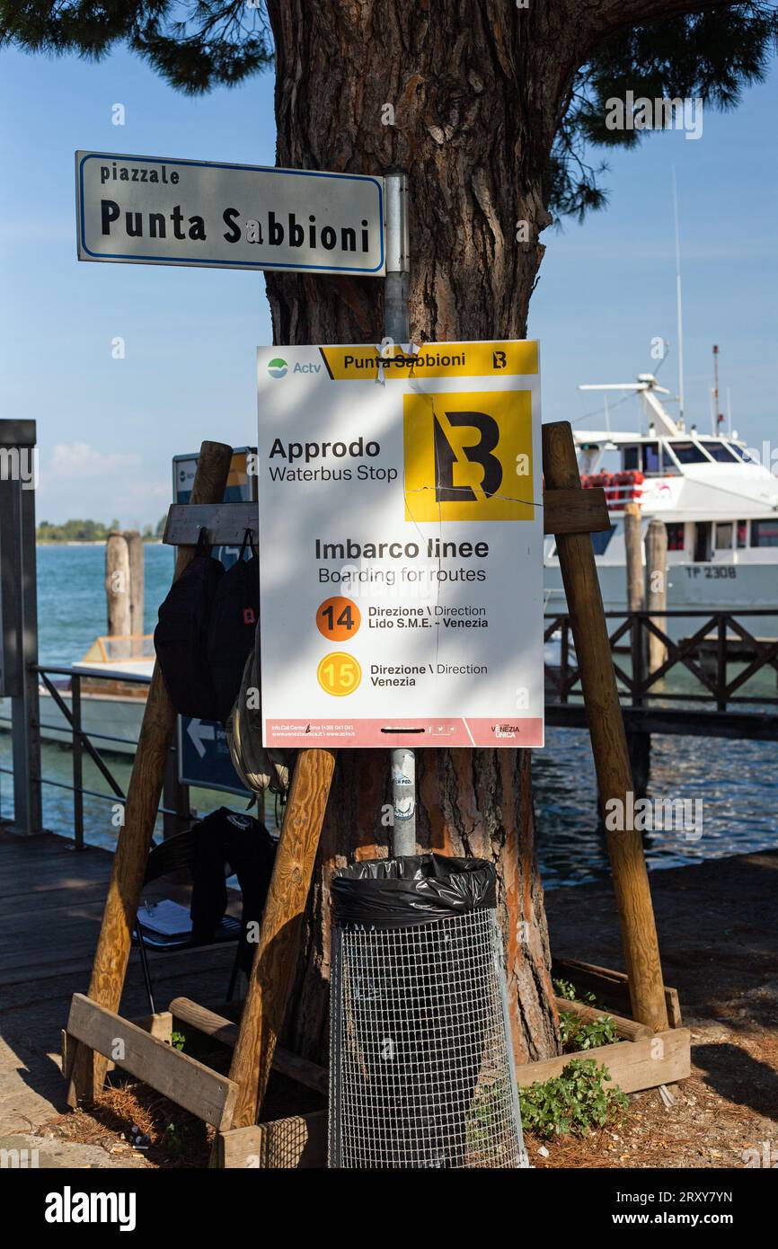 Punta Sabbioni, Cavallino-Treporti, Veneto, Italy, September 16th 2023 ...