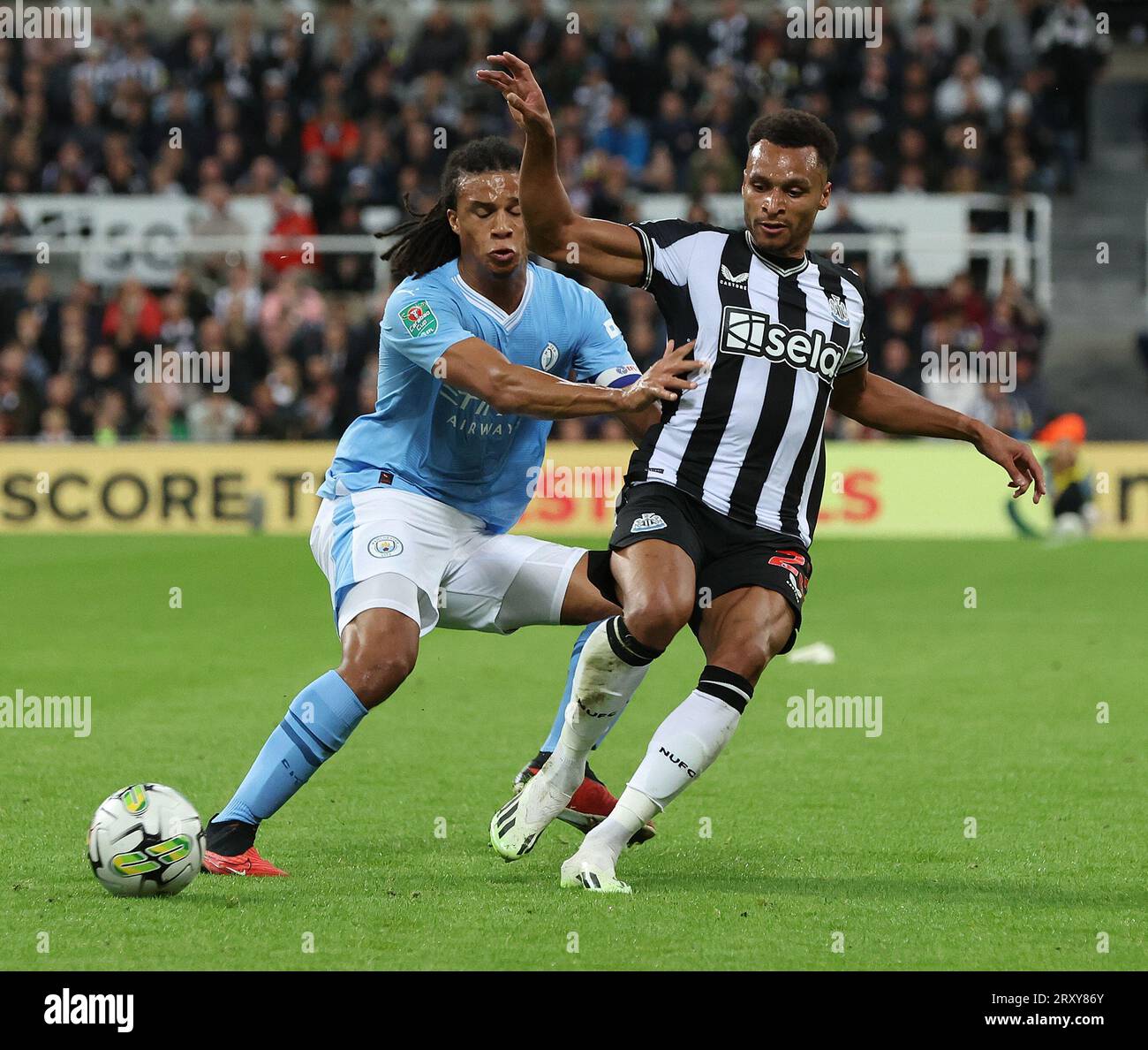 Newcastle Upon Tyne, England, 27th September 2023. Jacob Murphy of ...