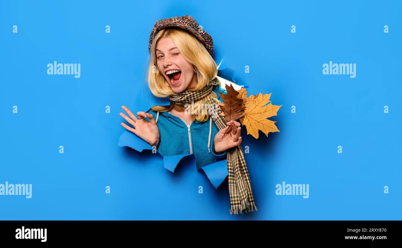 Woman wink hi-res stock photography and images - Alamy
