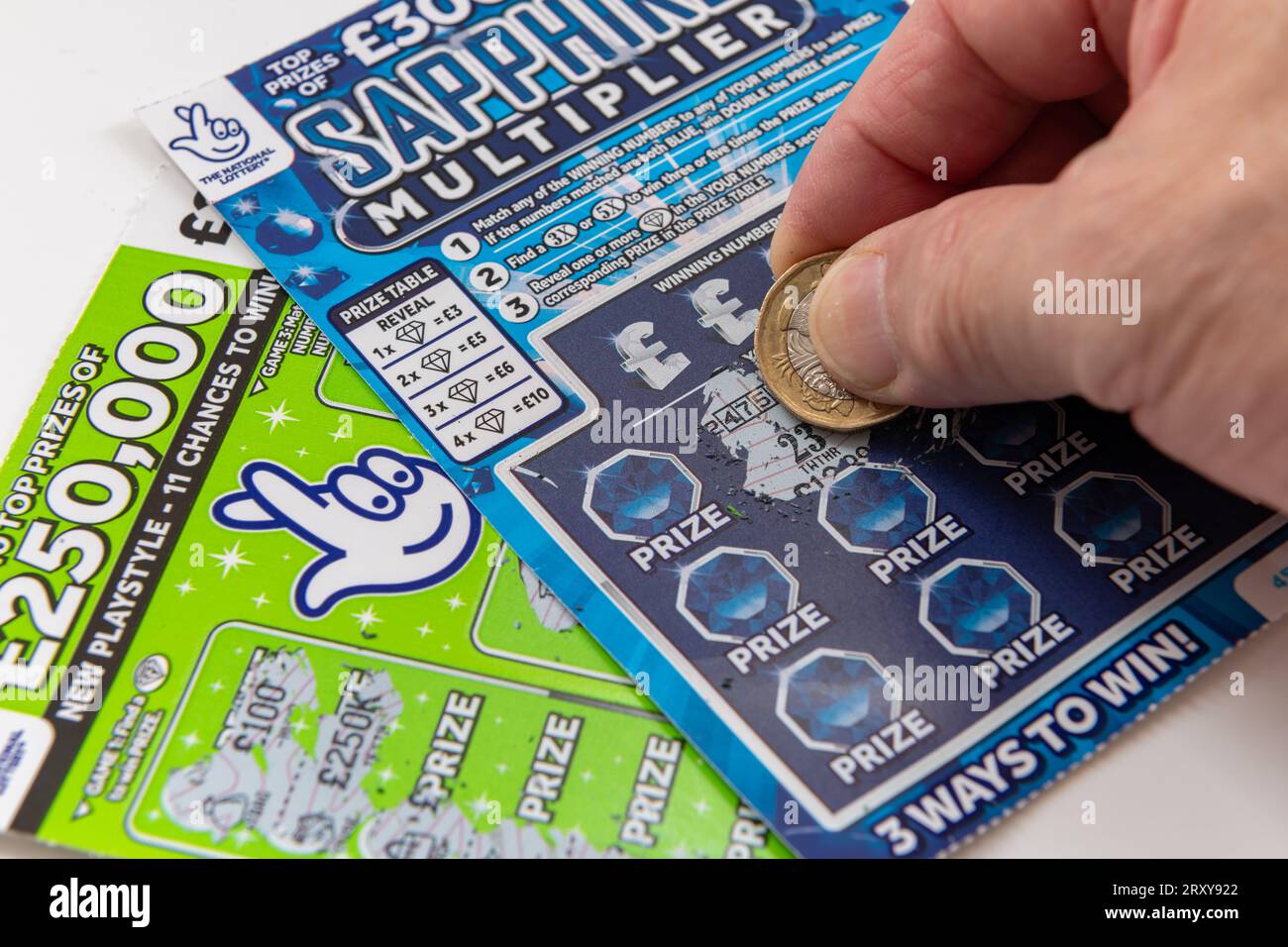 Scratch cards in the uk hi-res stock photography and images - Alamy
