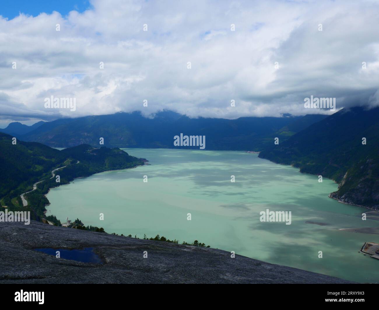 A view from the Stawamus Chief Trail Stock Photo - Alamy