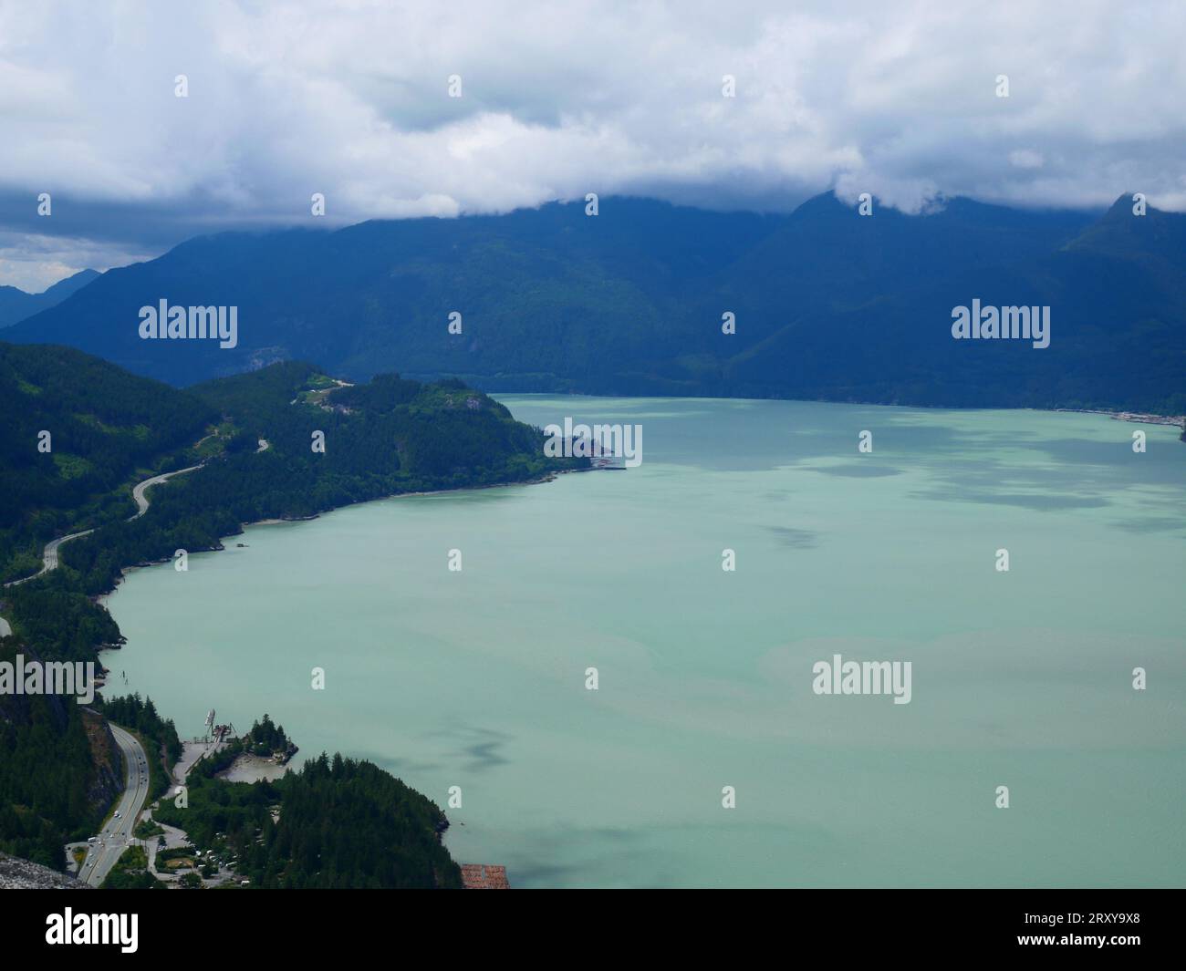 A view from the Stawamus Chief Trail Stock Photo - Alamy