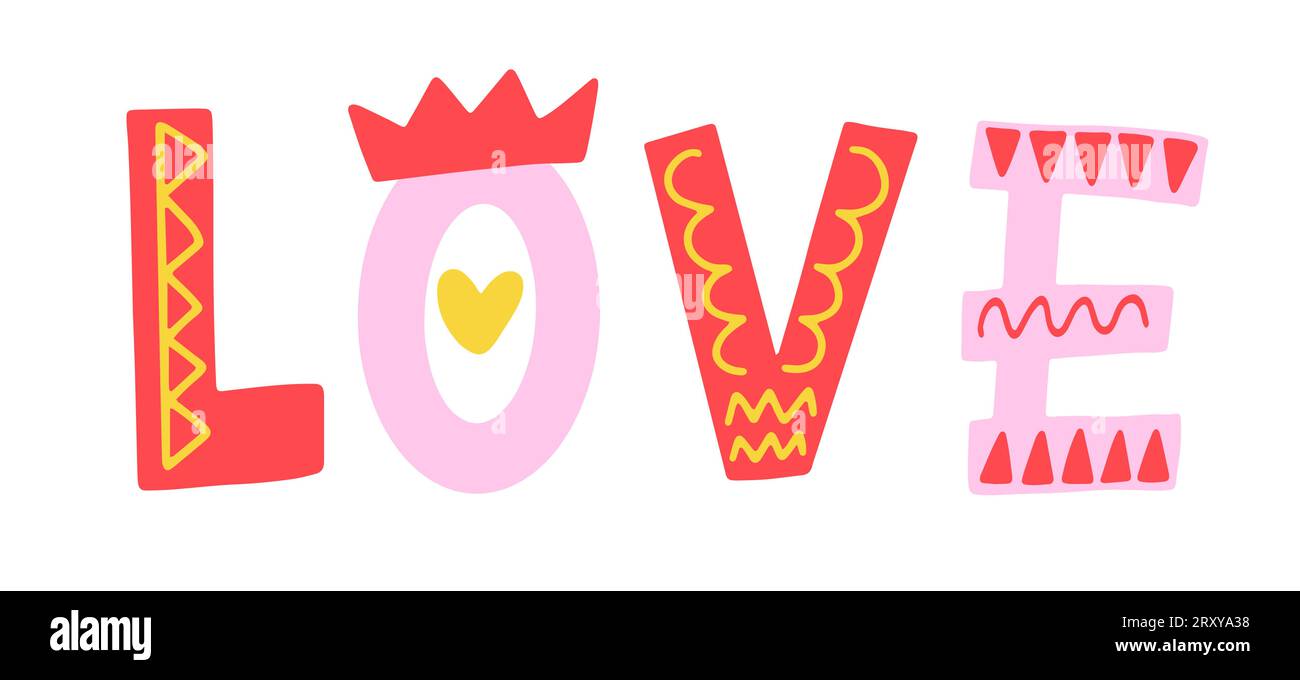 Holla Decorative Lettering Word Typography Sticker Stock Vector Image ...