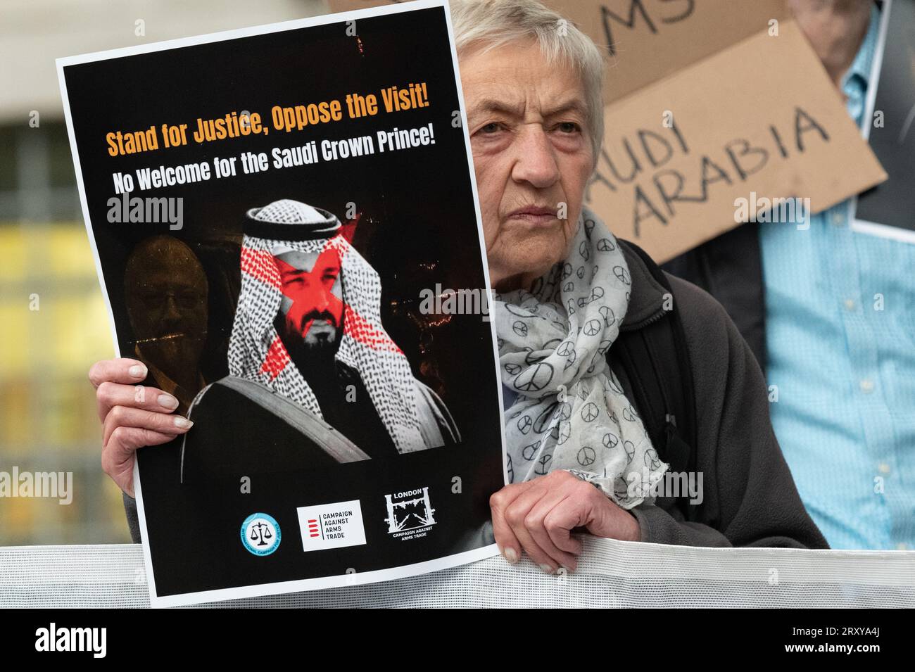 London, UK. 27 September, 2023. Human rights and anti-arms trade ...