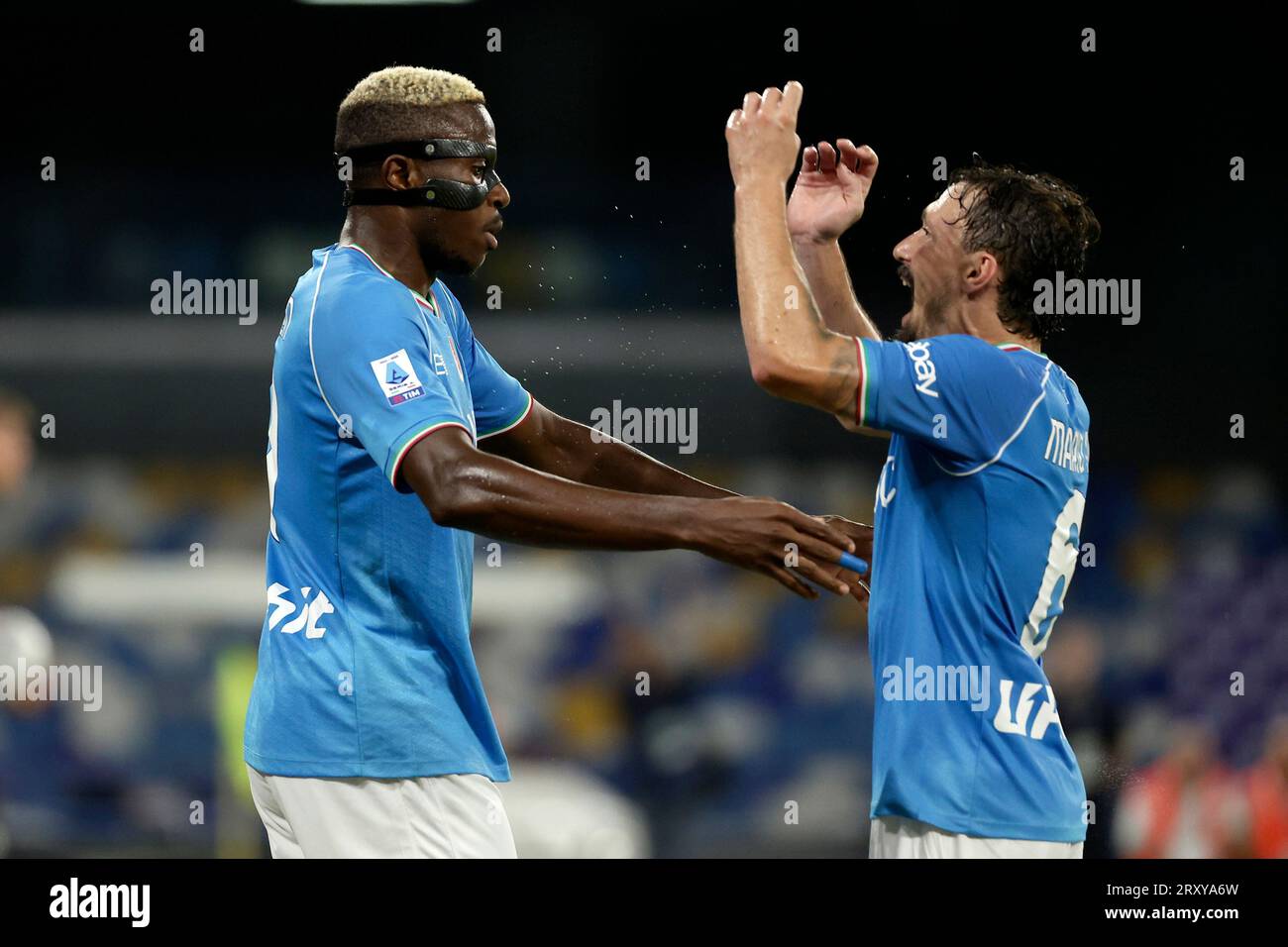 Naples (Italy), September 27th, 2023. Victor Osimhen of SSC Napoli ...