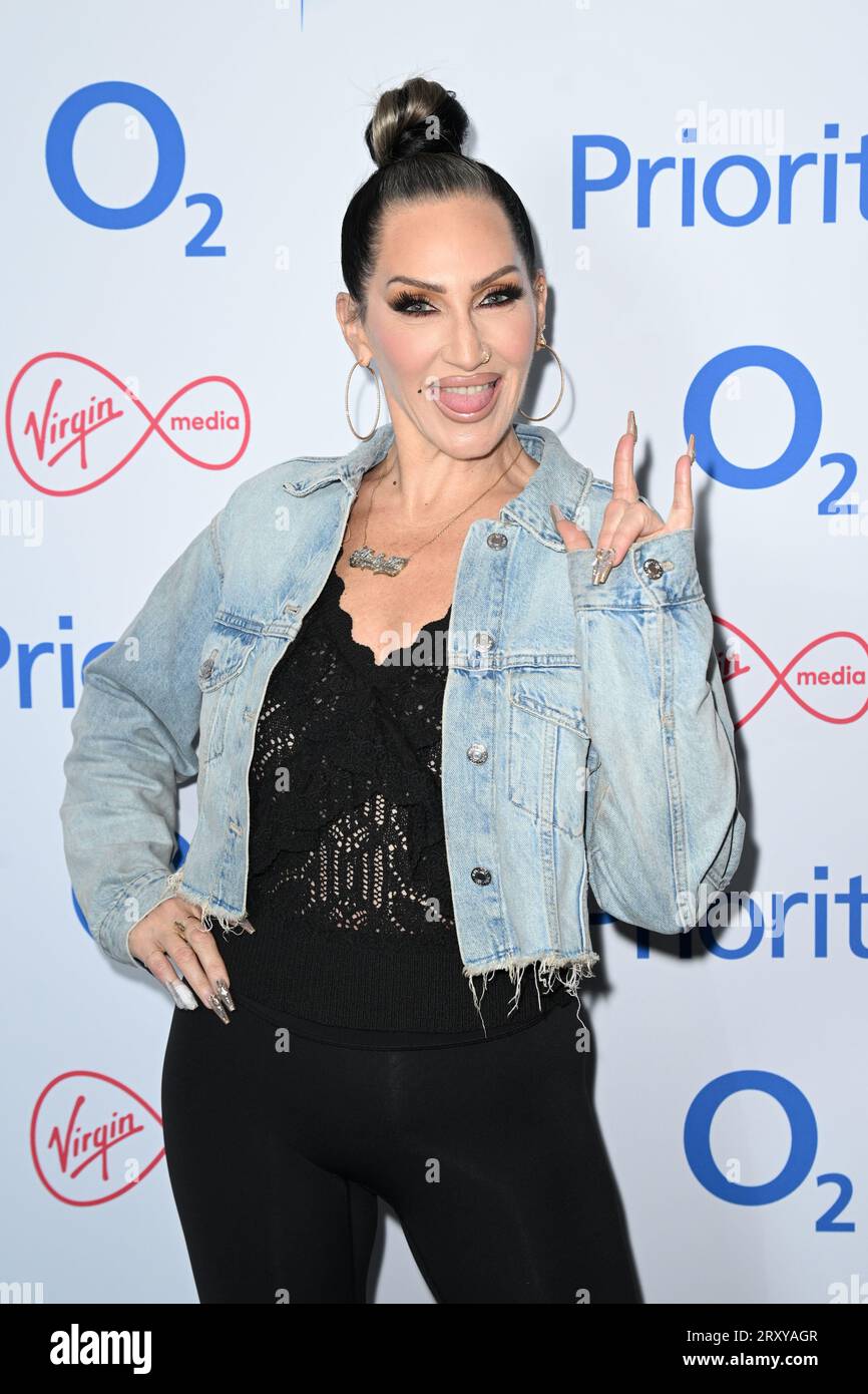 EDITORIAL USE ONLY Michelle Visage attends an exclusive Kylie Minogue ...