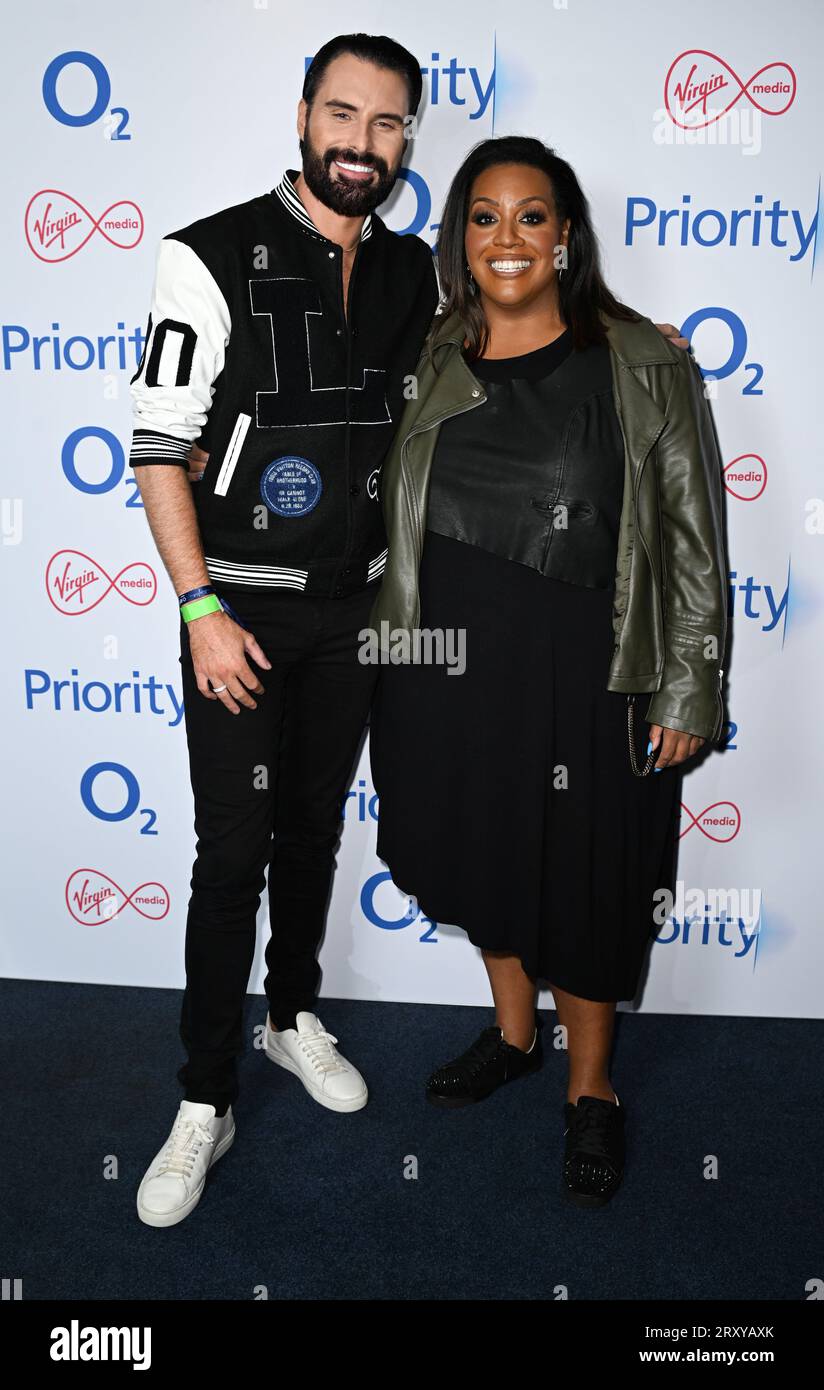 EDITORIAL USE ONLY Rylan Clark-Neal and Alison Hammond attend an ...
