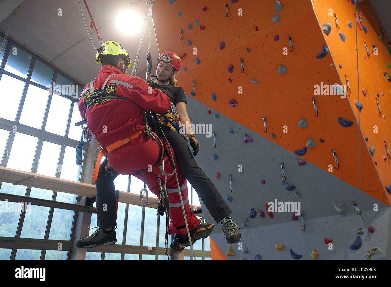 The Croatian Mountain Rescue Service held a speleological rescue ...
