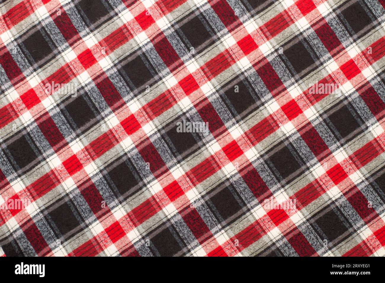 Tartan fabric texture in a square pattern seamless hi-res stock ...