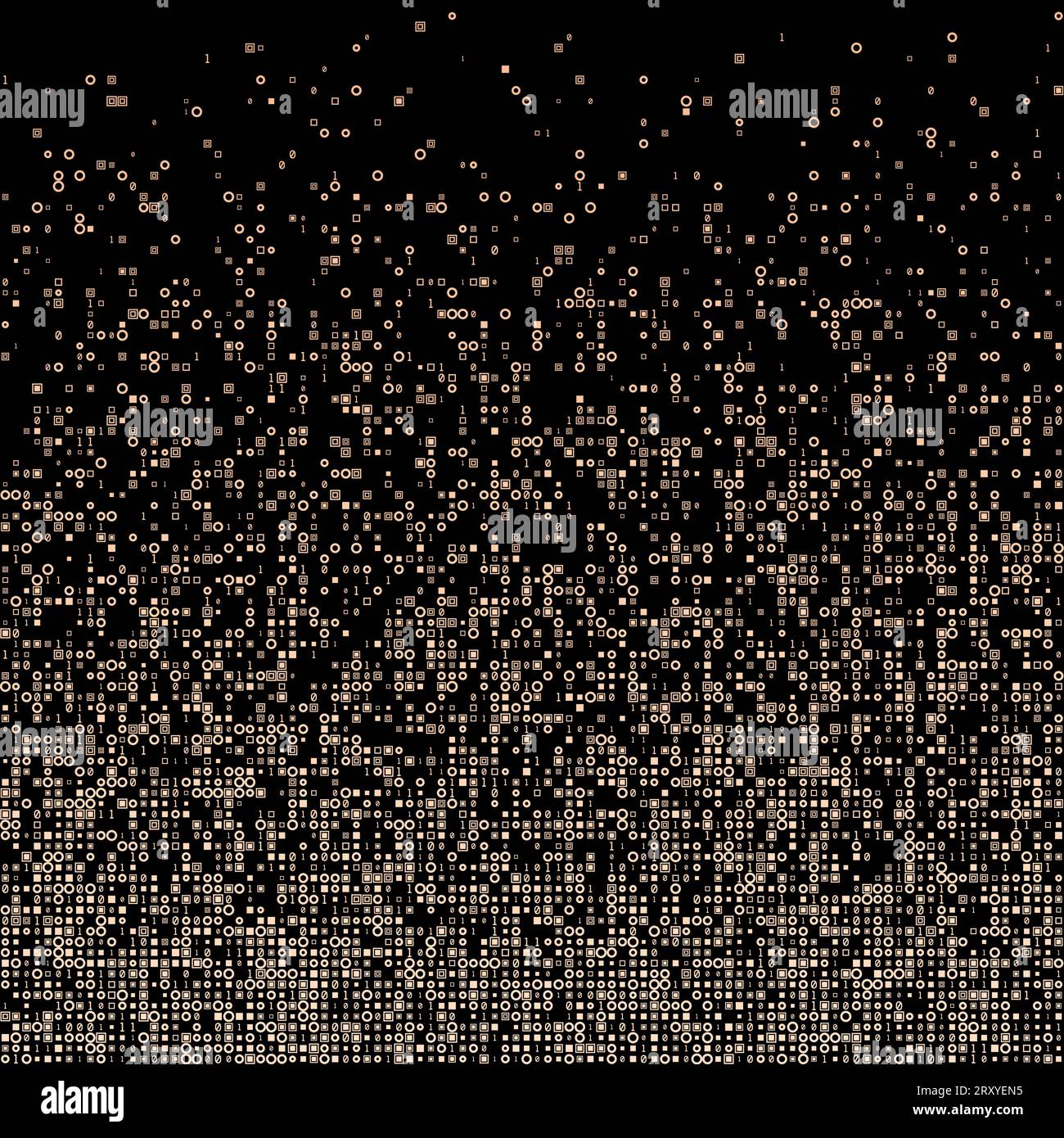Appealing geometric matrix background in peach colors. Stylish square ...