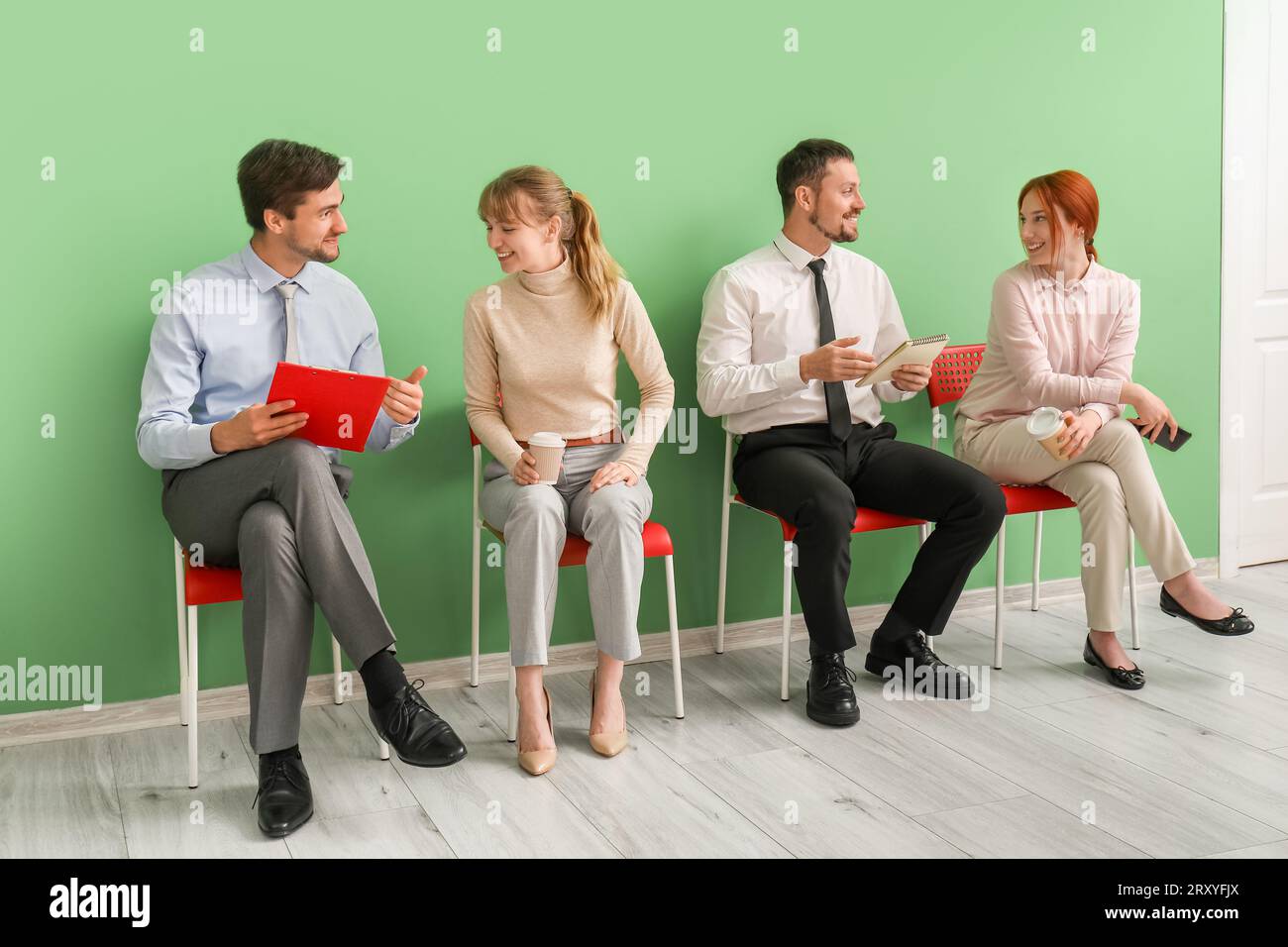 Company interviewing job applicants office hi-res stock photography and ...