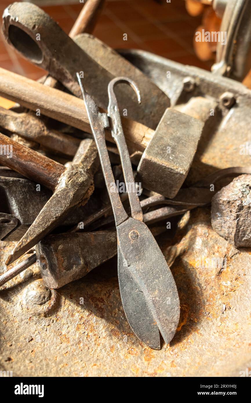 Blacksmith working space hi-res stock photography and images - Alamy