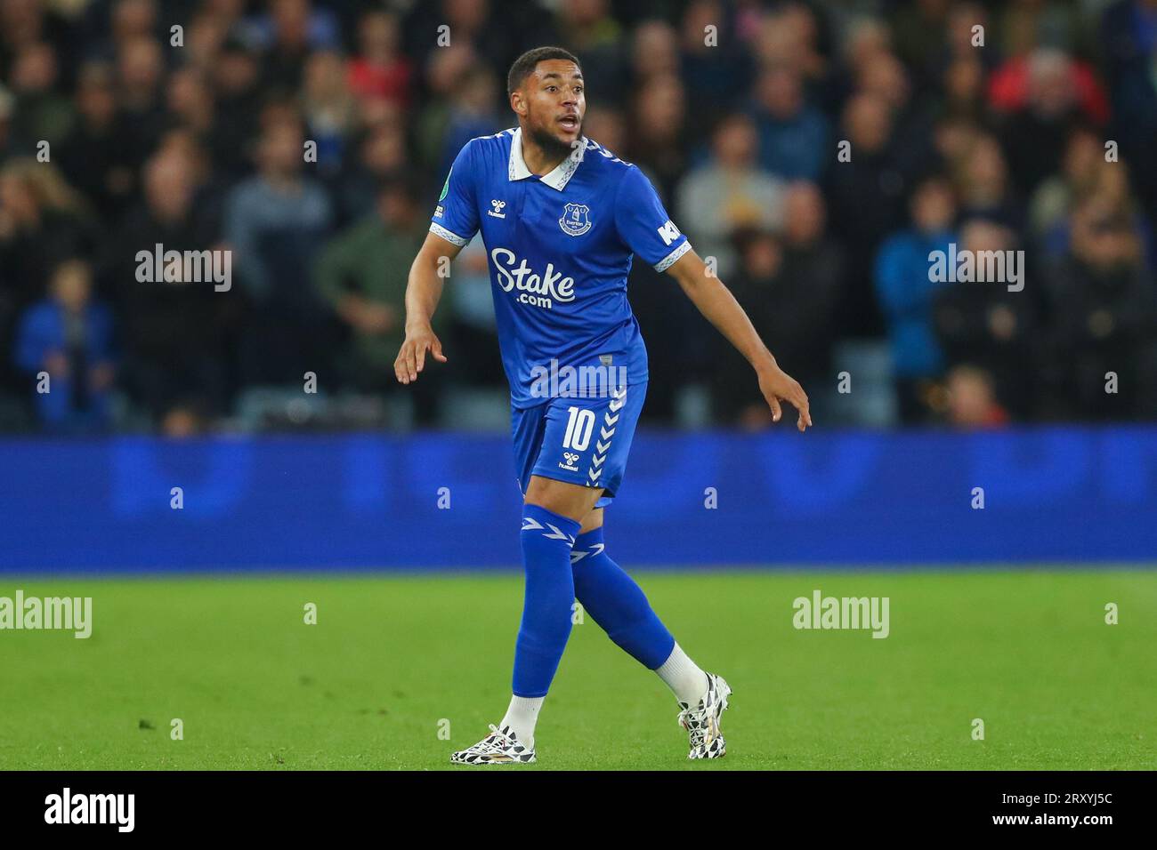 Arnaut Danjuma #10 of Everton during the Carabao Cup Third Round match ...
