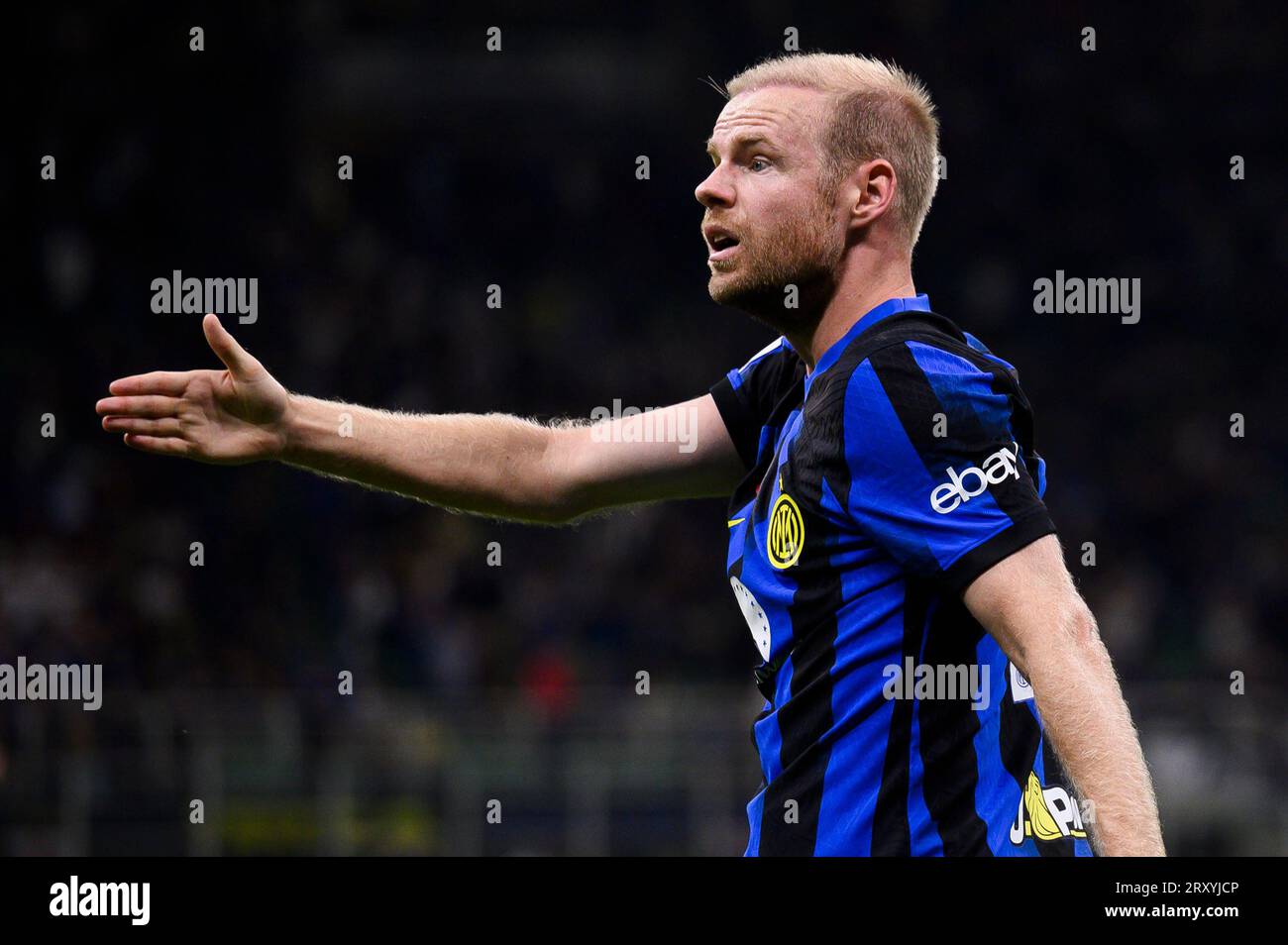 Milan, Italy. 27 September 2023. Davy Klaassen of FC Internazionale ...