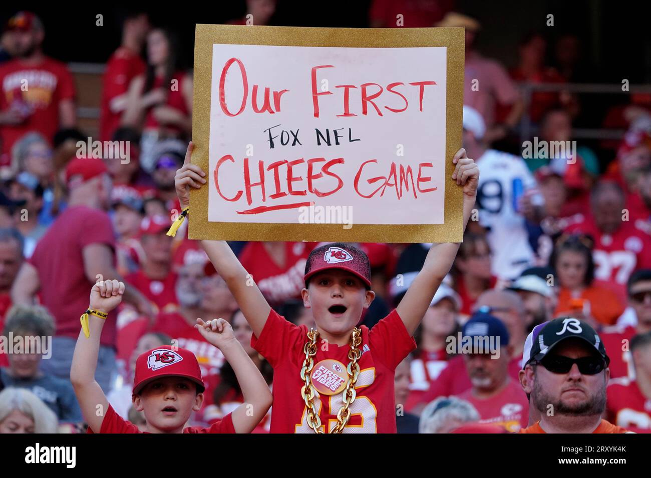 Kansas City Chiefs during a game against the Chicago Bears Sunday, Sept ...