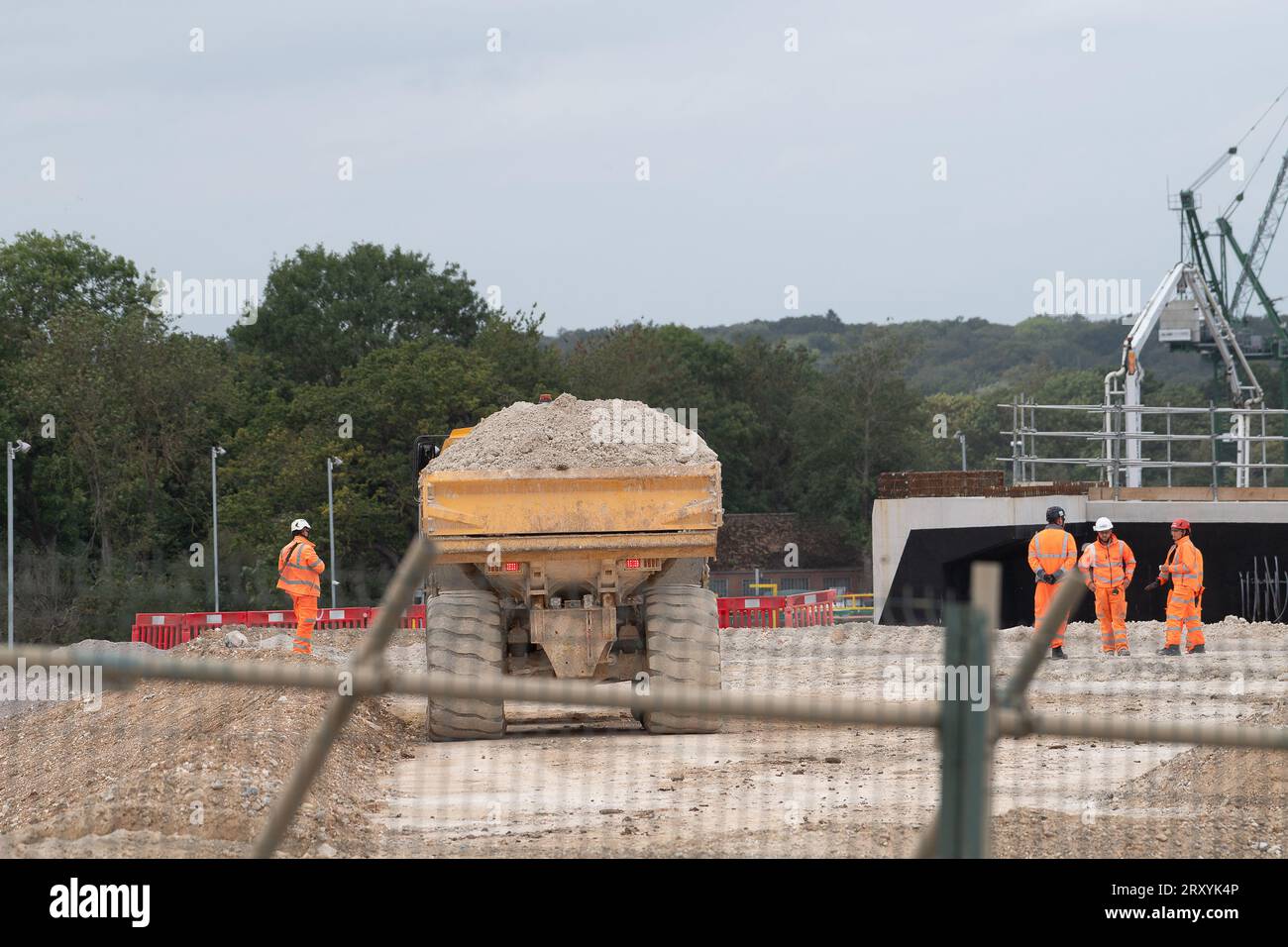 Harefield, UK. 27th September, 2023. HS2 High Speed Rail Phase 1 ...