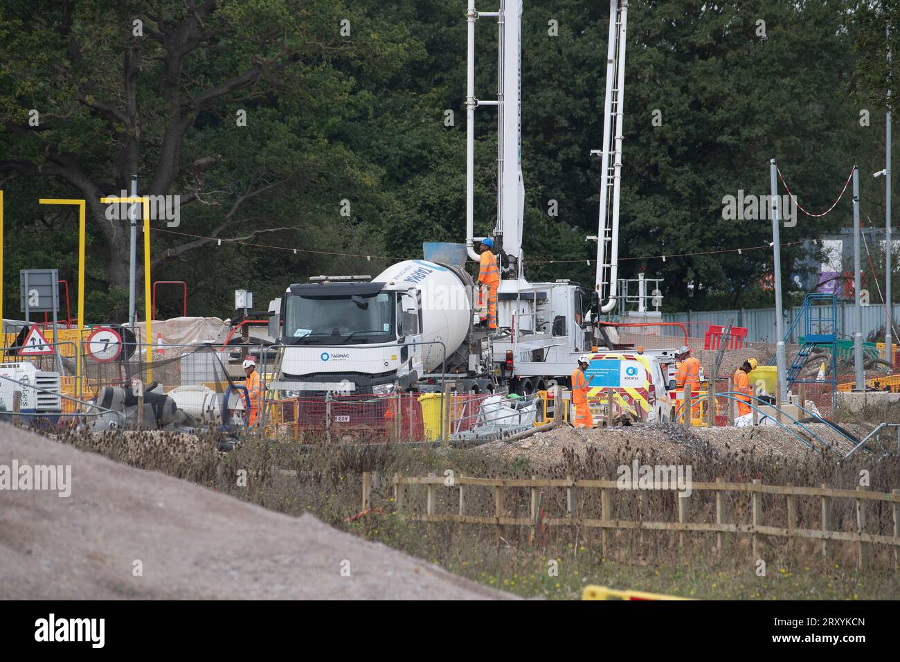 Harefield, UK. 27th September, 2023. HS2 High Speed Rail Phase 1 ...