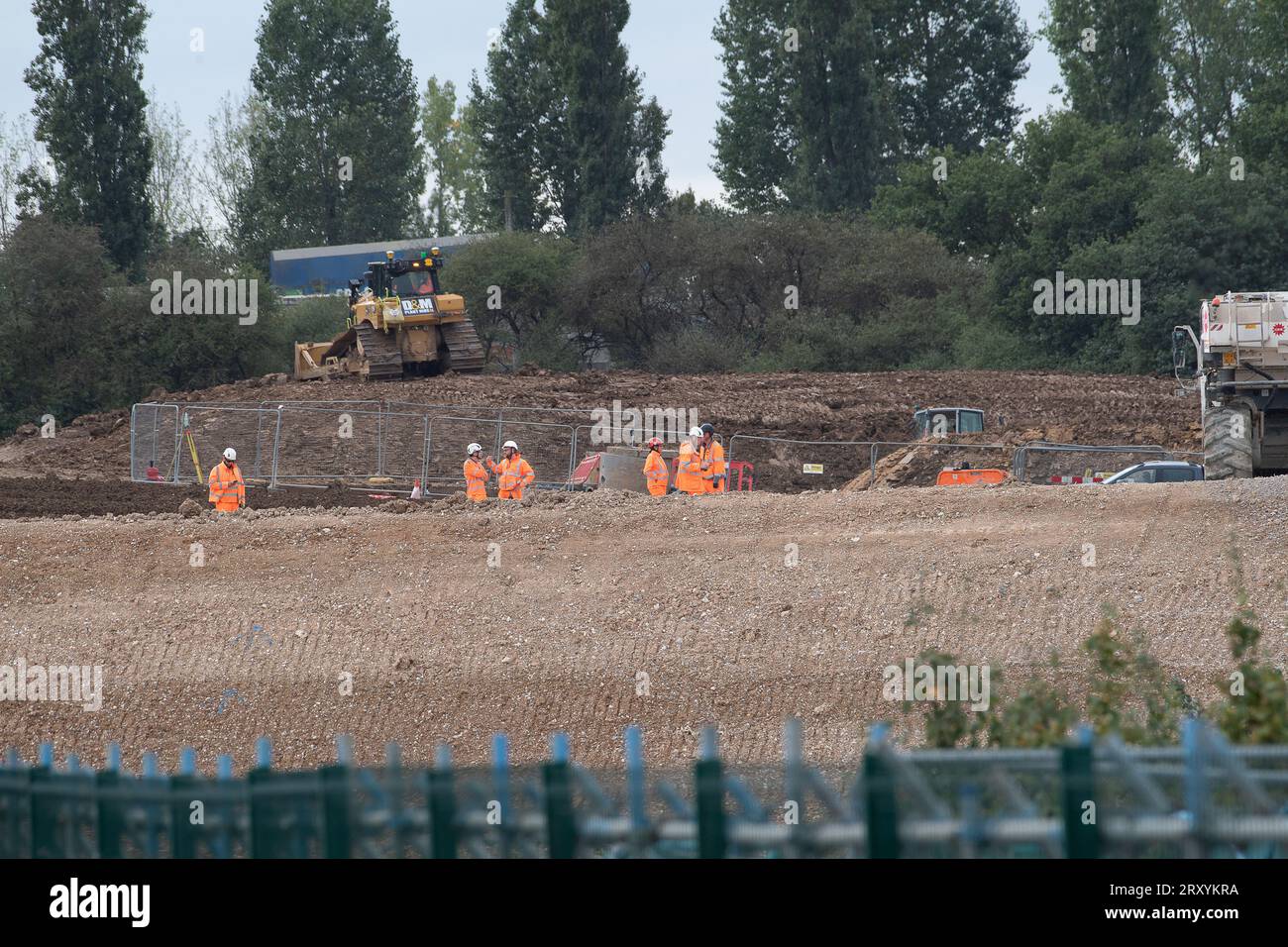 Harefield, UK. 27th September, 2023. A once woodland area of rural ...