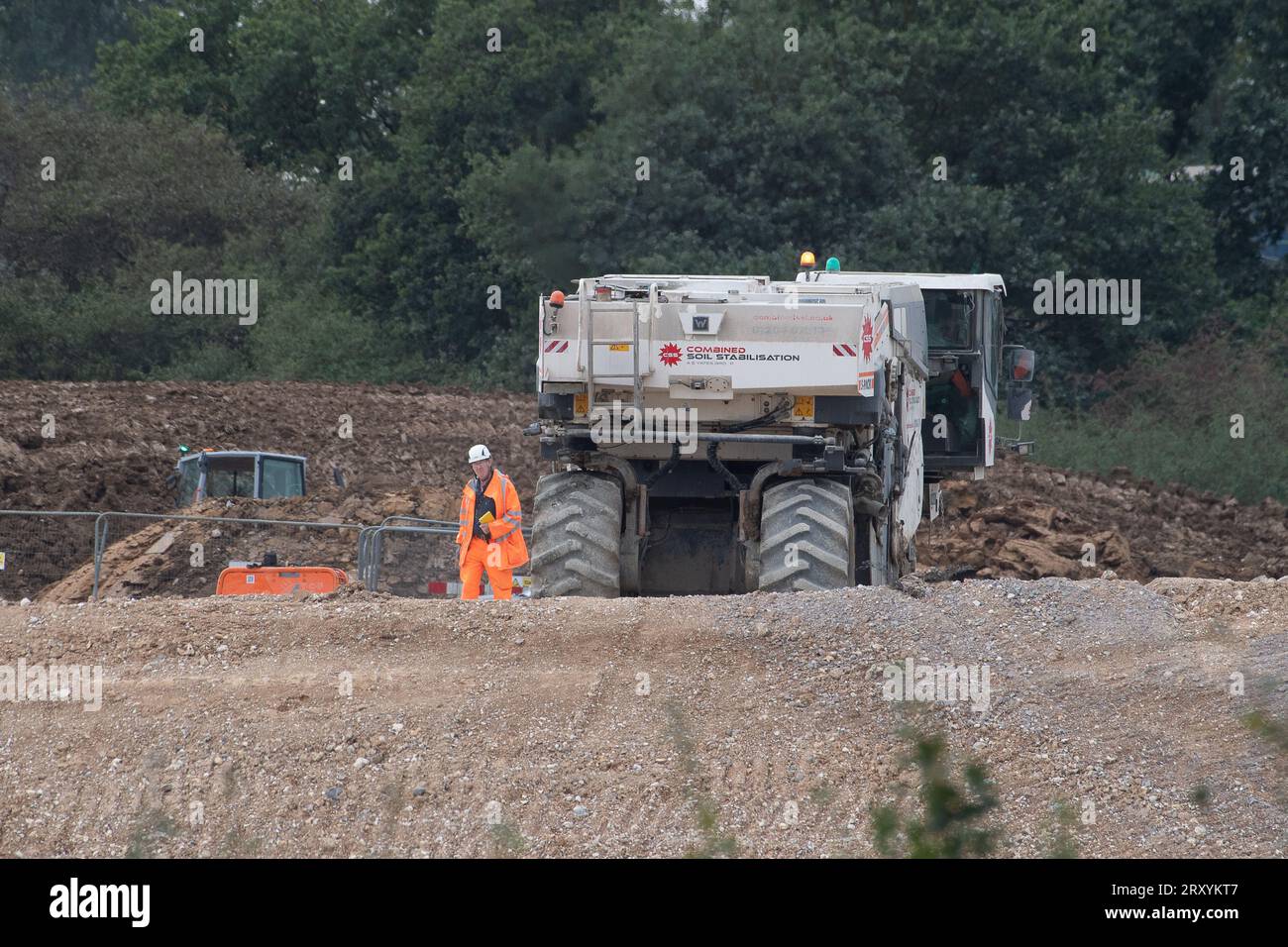 Harefield, UK. 27th September, 2023. A once woodland area of rural ...