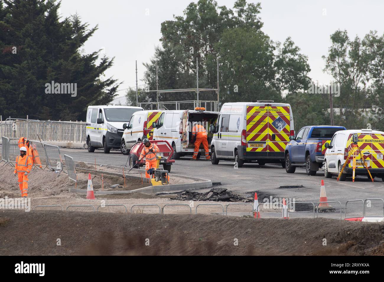 Harefield, UK. 27th September, 2023. HS2 High Speed Rail Phase 1 ...