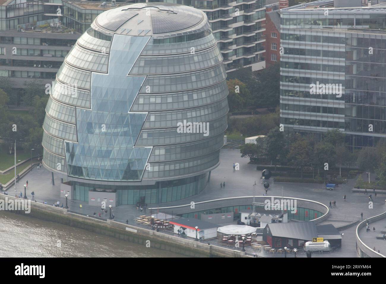 London, UK, 27 September 2023: London's City Hall seen from a new, free ...