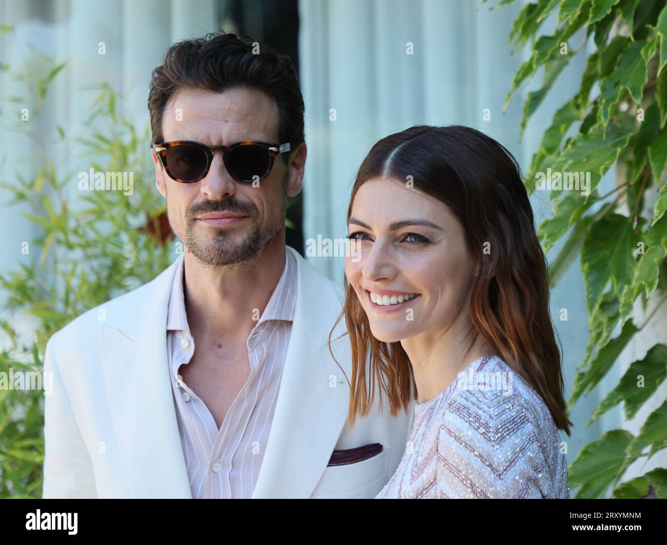 VENICE, ITALY - SEPTEMBER 08: Laura Barth and Joaquin Morodo arrives at the 80th Venice Film ...