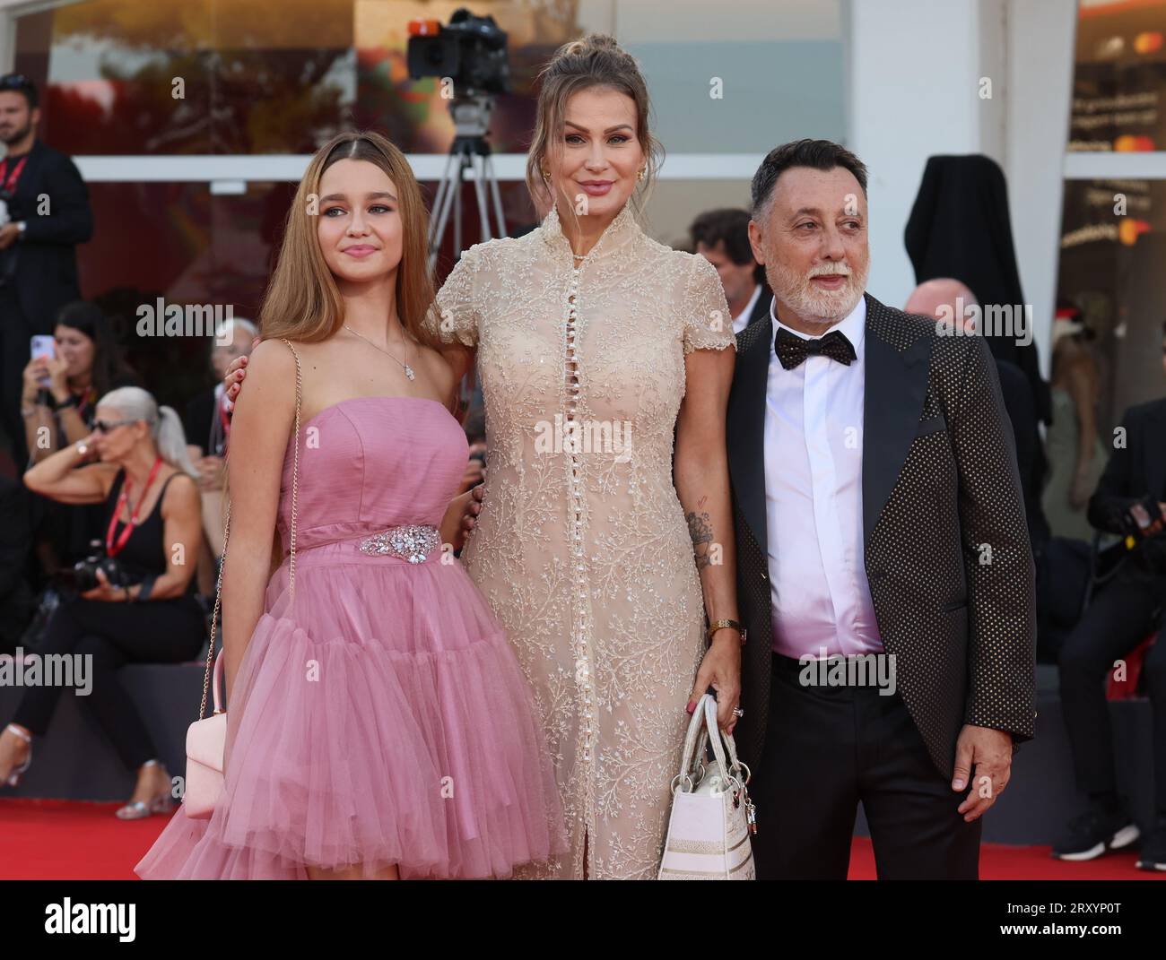 VENICE, ITALY - SEPTEMBER 08: Jennifer Caroletti, Eva Henger and ...