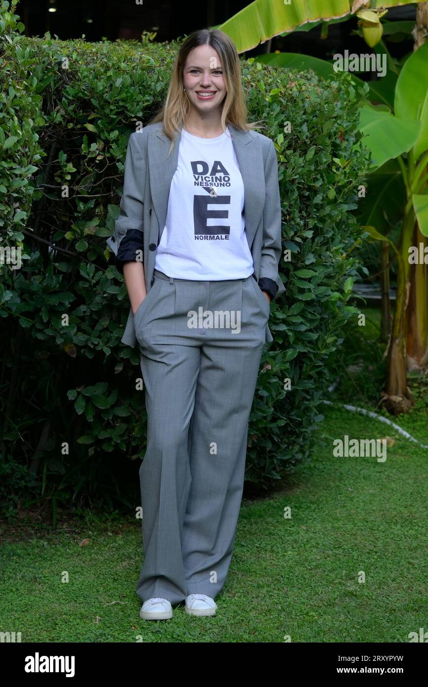 Romina Colbasso Attends The Photocall Of Second Season Of Rai Series Cuori2 At Rai Center Viale