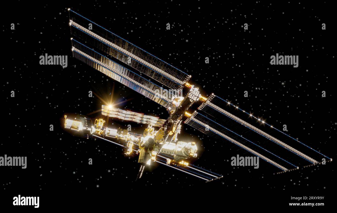 The International Space Station (ISS) is a space station, or a ...