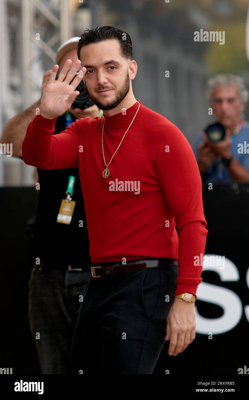 C. Tangana during the 71st San Sebastian International Film Festival at ...