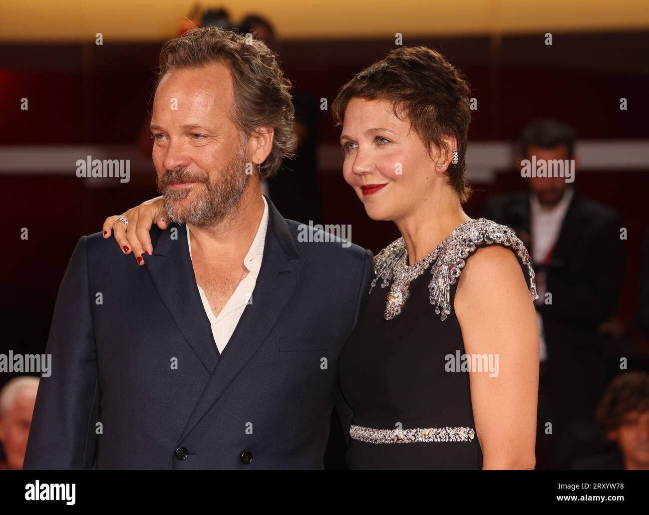 VENICE, ITALY - SEPTEMBER 08: Maggie Gyllenhaal and Peter Sarsgaard ...