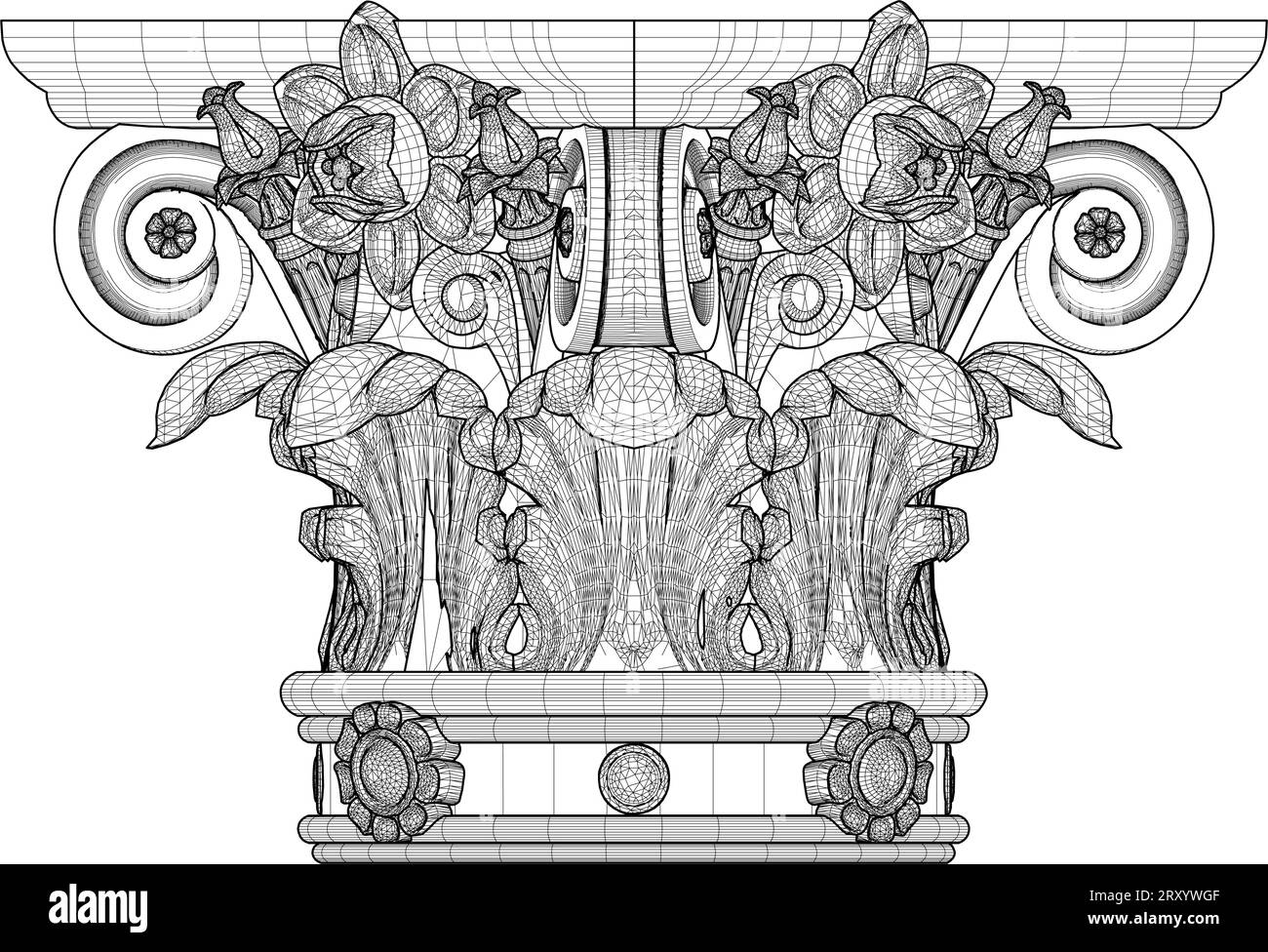 Corinthian Column Vector