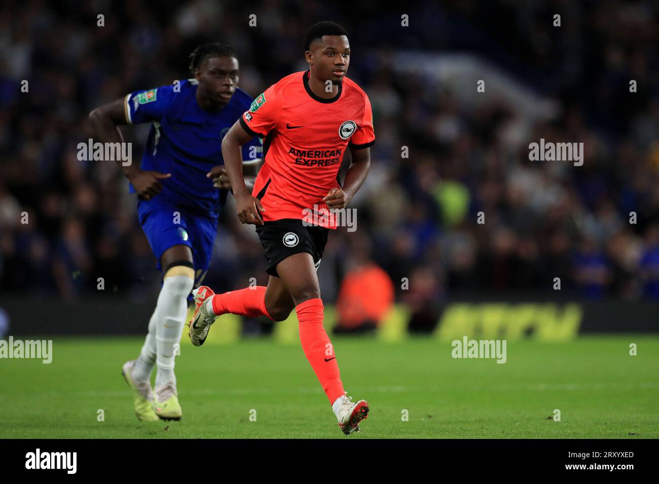 Ansu Fati of Brighton & Hove Albion seen during the EFL Carabao Cup ...