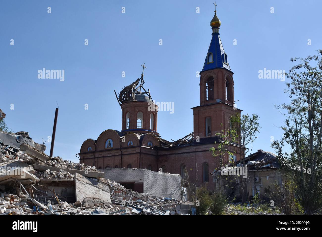 September 26, 2023, Orikhiv, Zaporizhzhia, Ukraine: A view of the ...