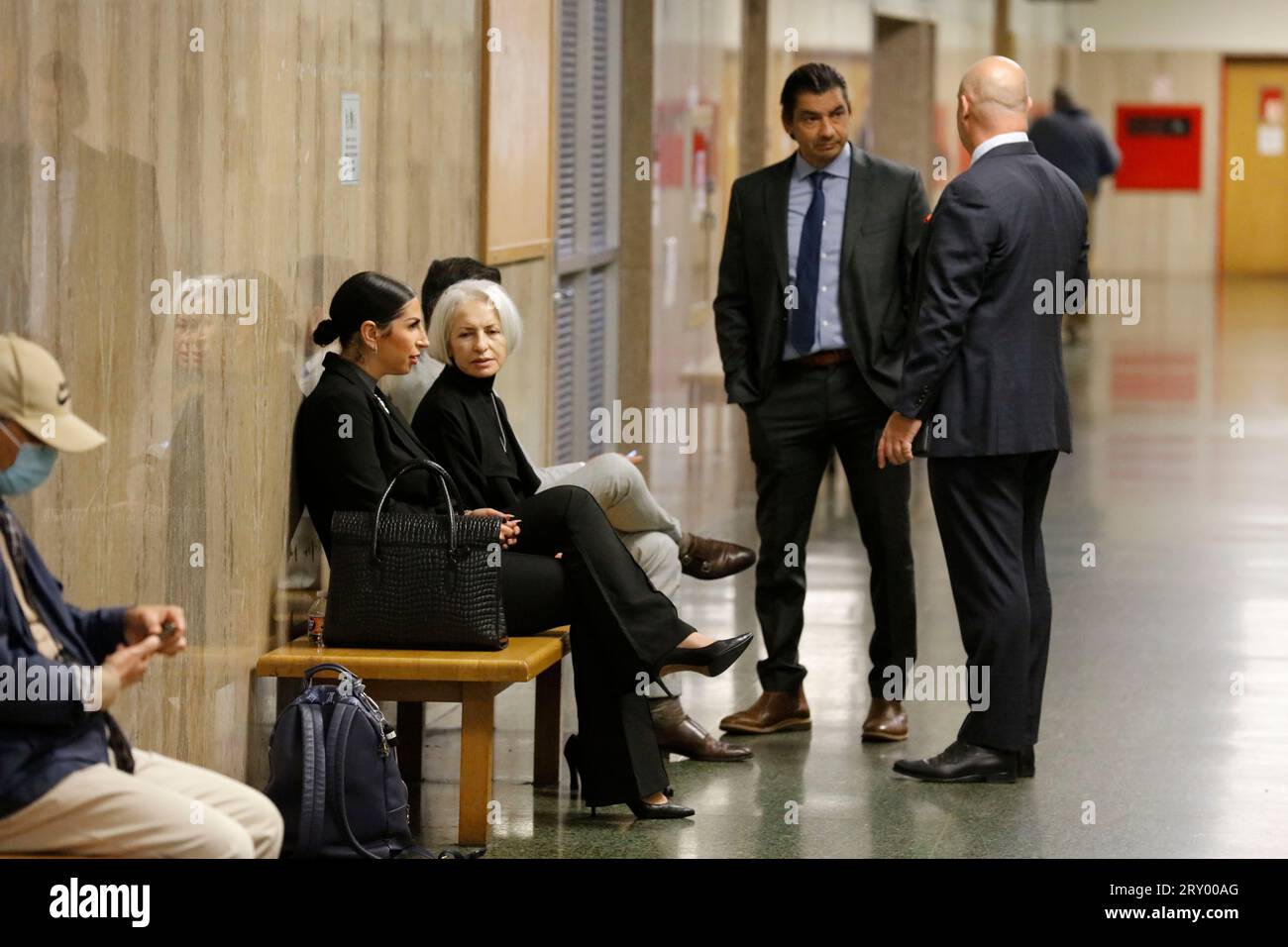 August 15, 2023, San Francisco, California, USA: Mahnaz Momeni, mother ...