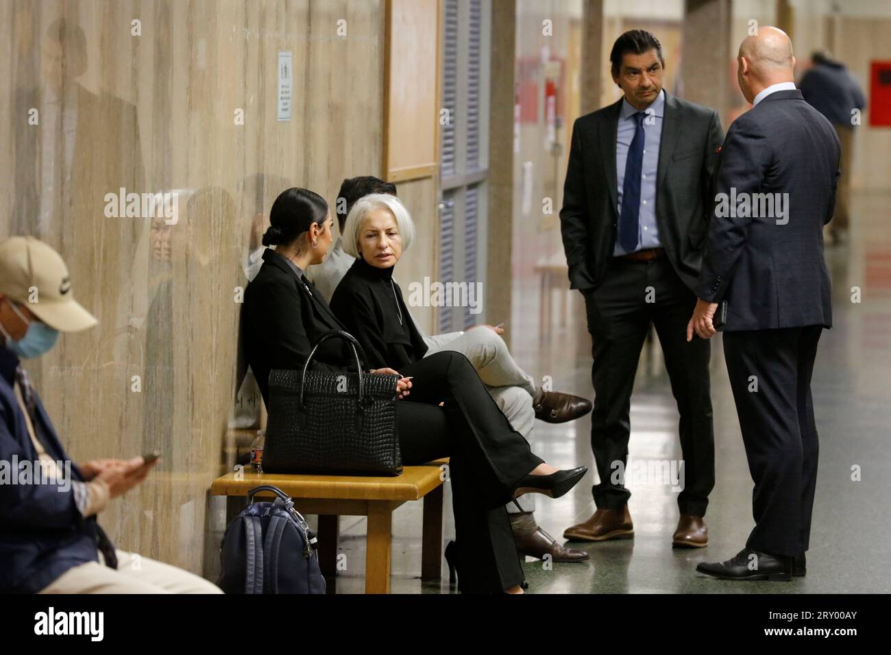 August 15, 2023, San Francisco, California, USA: Mahnaz Momeni, mother ...