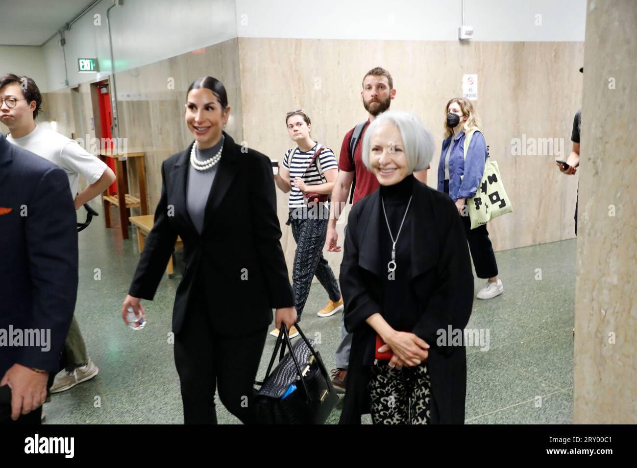 August 15, 2023, San Francisco, California, USA: Mahnaz Momeni, mother ...