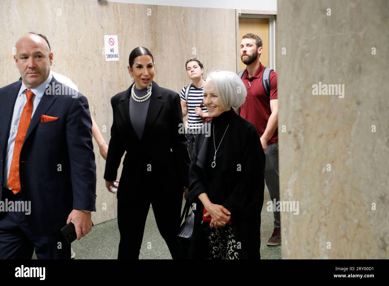 August 15, 2023, San Francisco, California, USA: Mahnaz Momeni, mother ...