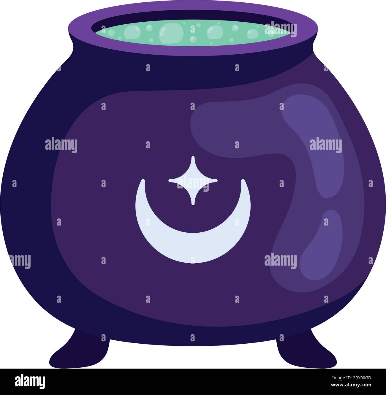 halloween cauldron alchemist Stock Vector Image & Art - Alamy