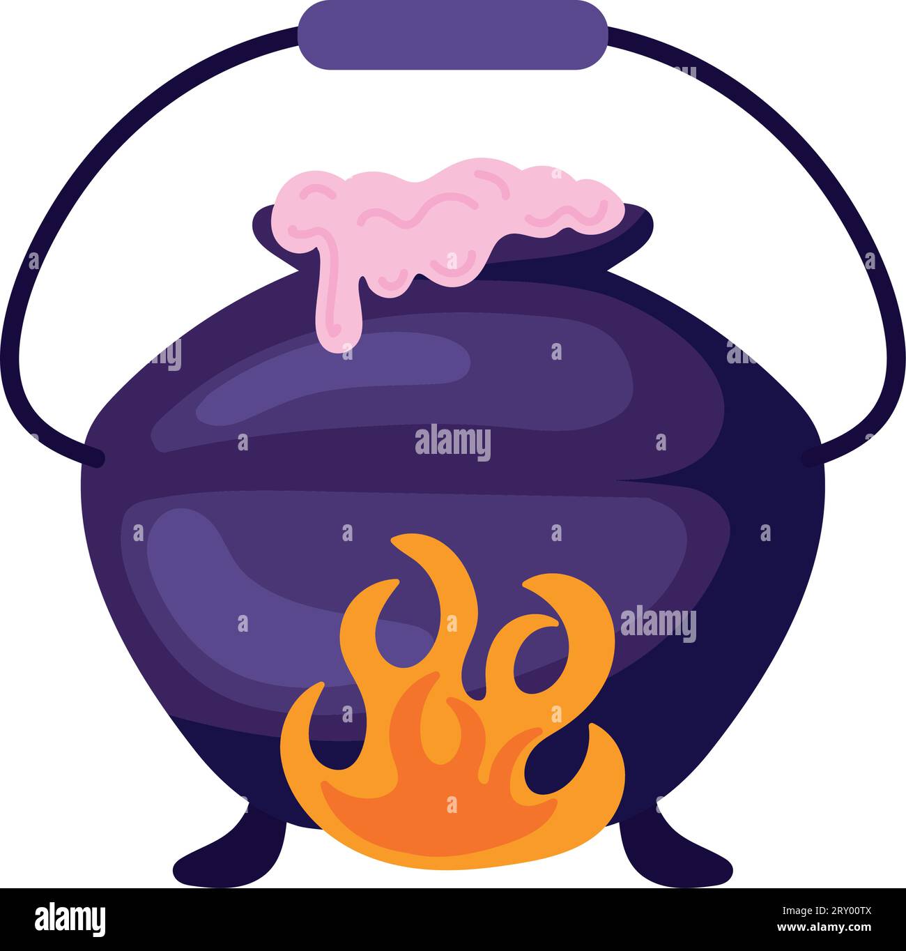 halloween cauldron potion Stock Vector Image & Art - Alamy