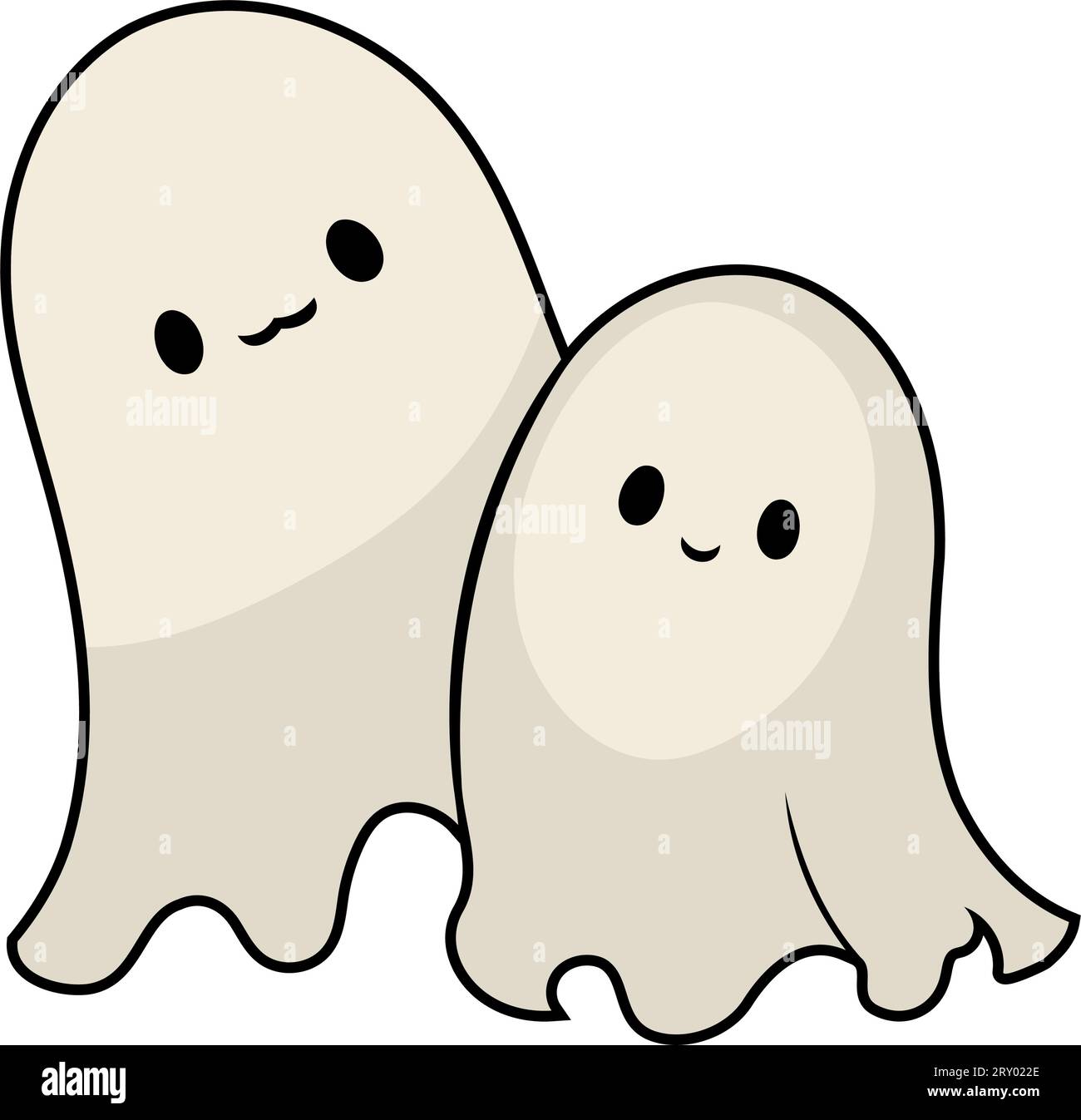 halloween ghosts cartoon Stock Vector Image & Art - Alamy