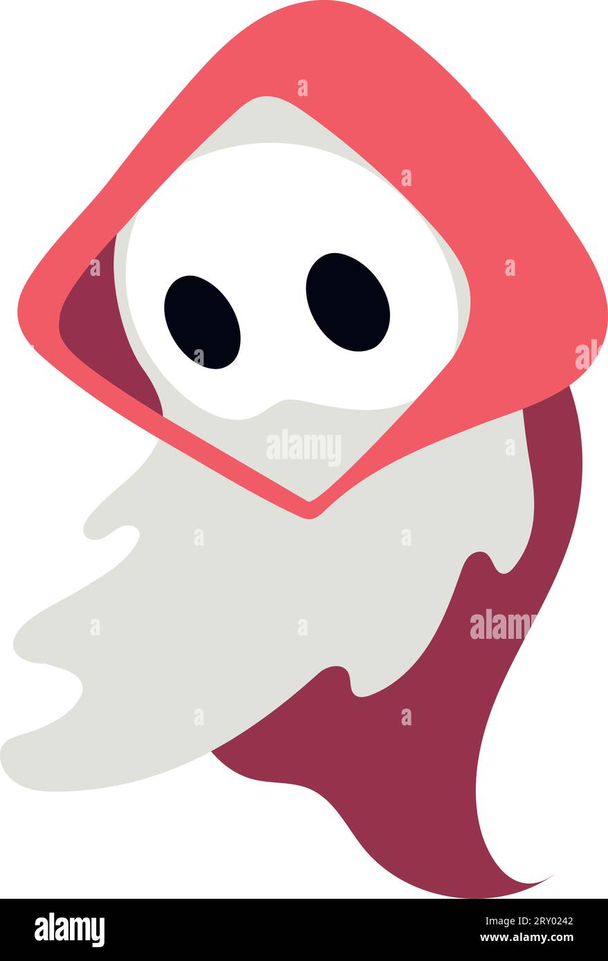 halloween ghost red cape Stock Vector Image & Art - Alamy