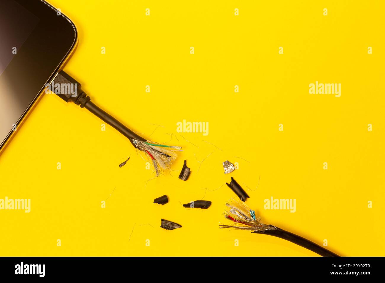 Gnaw or cut out Damaged peripheral wire ,trouble connection transfer on ...