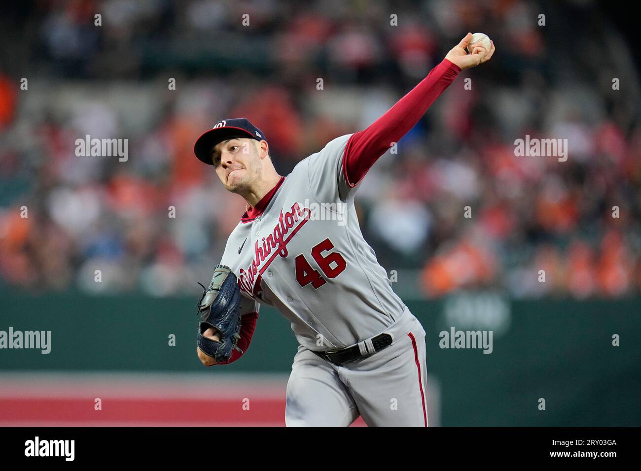 Washington Nationals starting pitcher Patrick Corbin throws to the ...