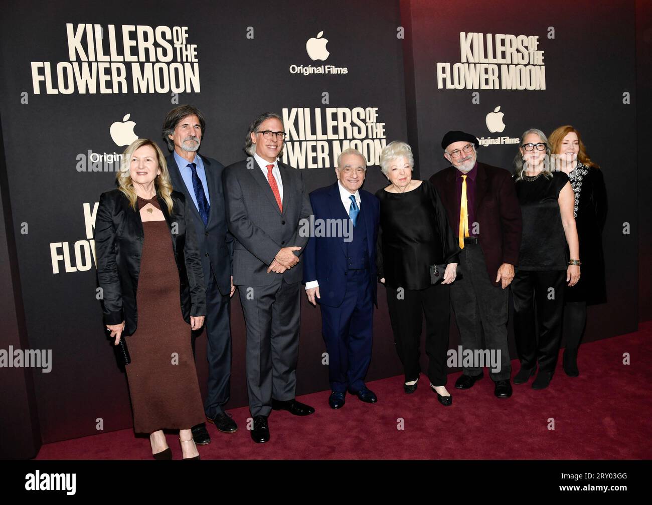 Jacqueline West, from left, Jack Fisk, Rodrigo Prieto, Martin Scorsese ...