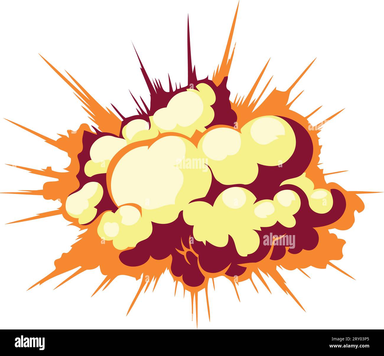 explosion effect cartoon Stock Vector Image & Art - Alamy